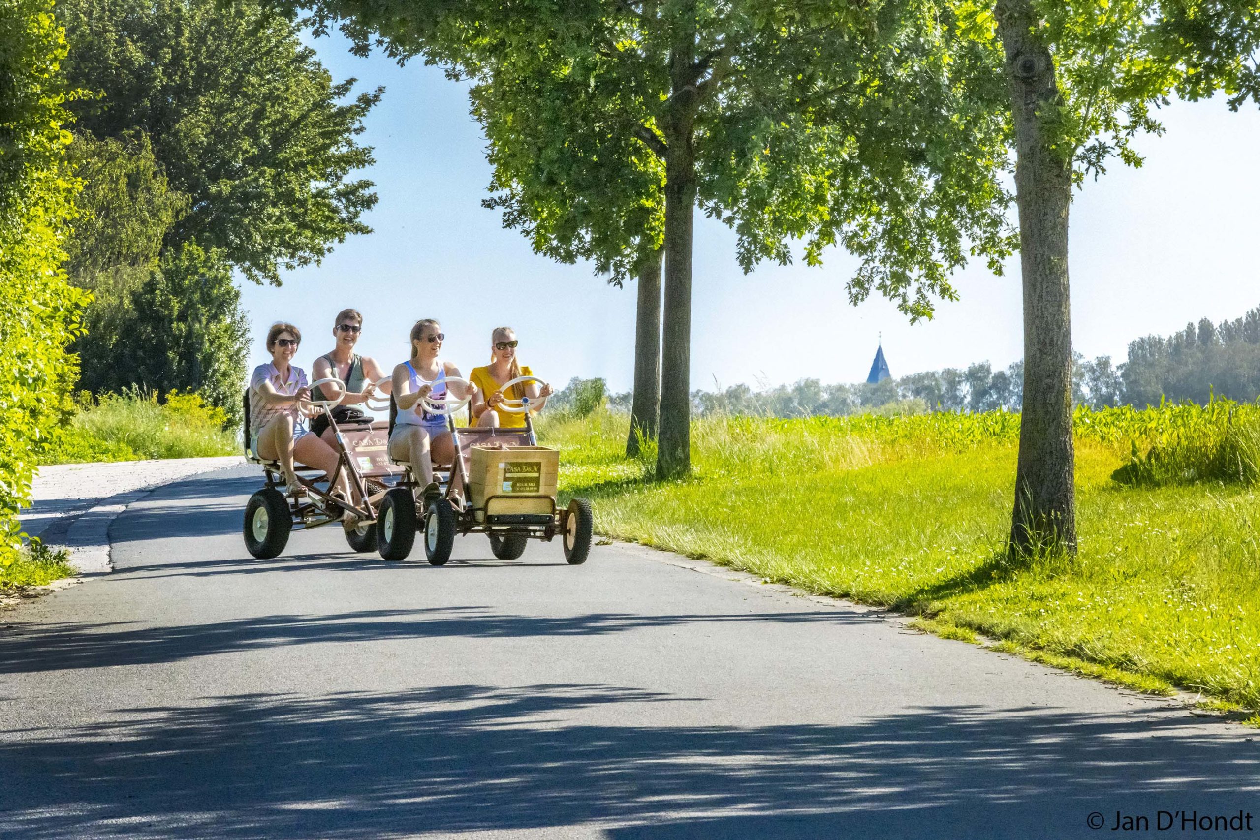 Rent go-carts at Casa D&N